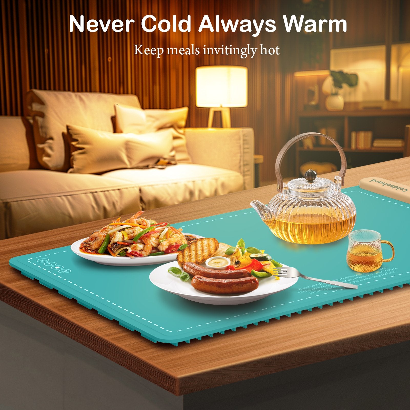 Food Warming Mat--Patented graphene technology – coldsohard
